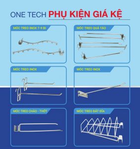 Kệ móc treo bày hàng siêu thị, cửa hàng tạp hóa, tiện lợi